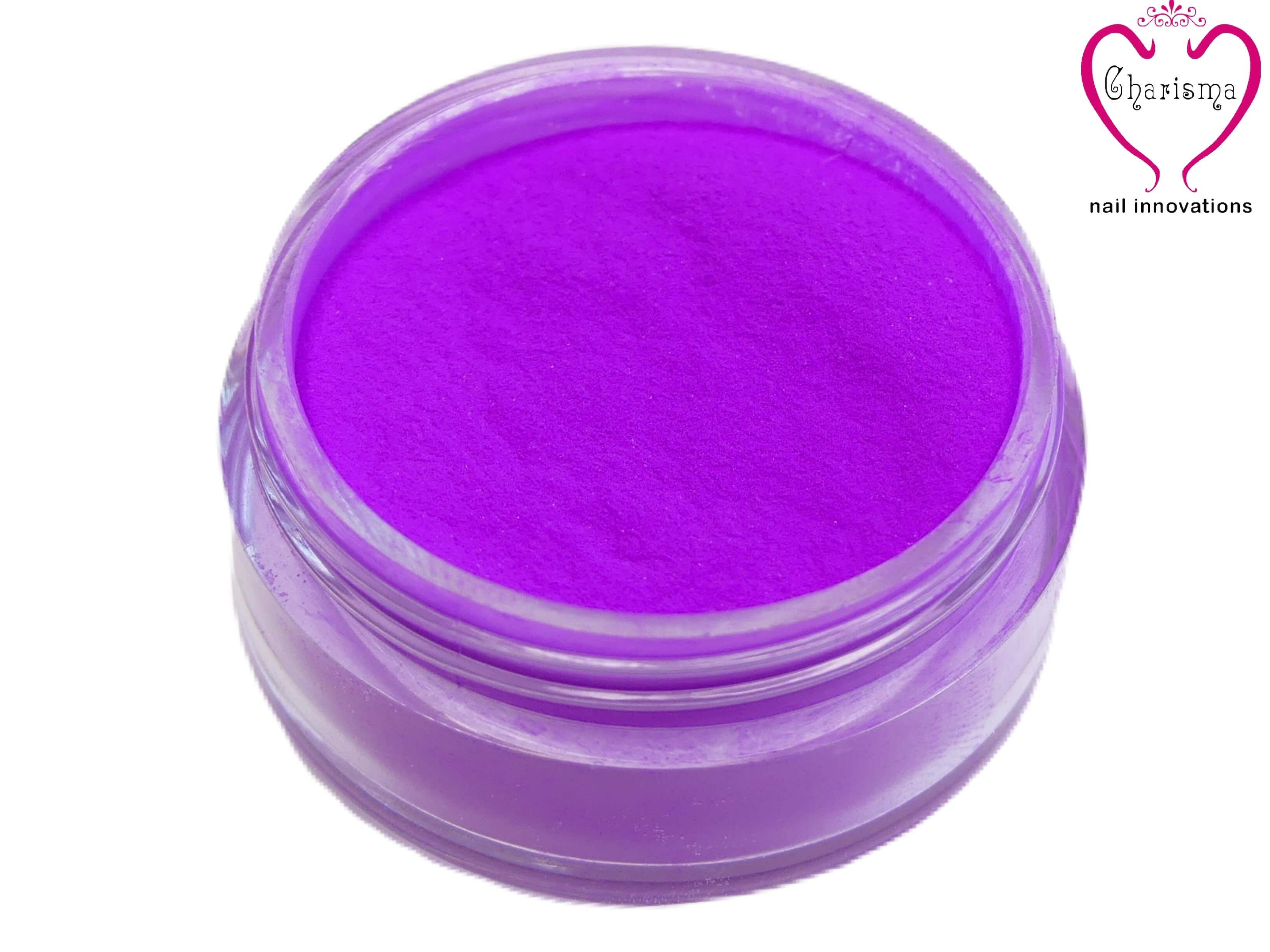 Charisma Nail Acrylic Powder - Neon Purple (6g) – My Little Nail Art Shop